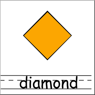 diamond shape objects name with picture
