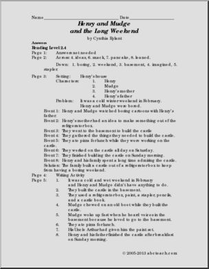 Henry and Mudge and the Long Weekend (primary) Book – Abcteach