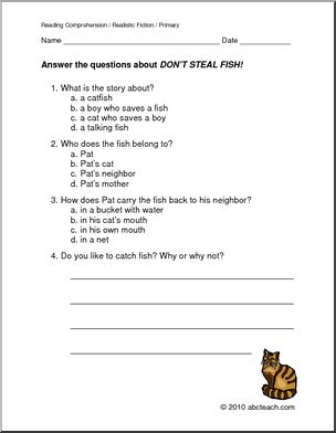 Fiction: Don’t Steal Fish! (primary) – Abcteach