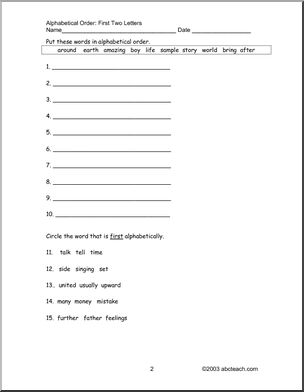 New Year’s (Vocabulary) Word Wall – Abcteach