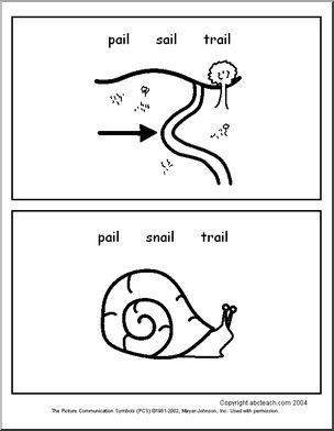 "ail" words (version 1) Word Family Booklet I abcteach.com