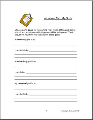 All About Me! Writing Prompts I abcteach.com