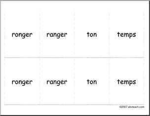French: Phonetic Card Game | Abcteach