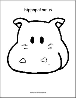 Coloring Book: Easy Animals (1) – Abcteach