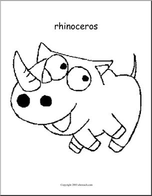 Coloring Book: Easy Animals (1) – Abcteach