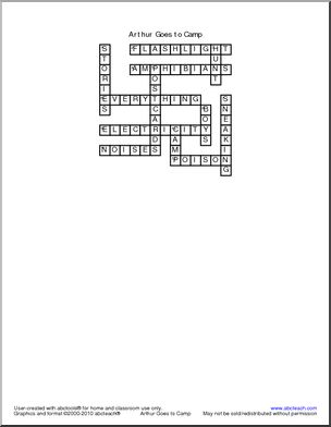 Arthur Goes to Camp (elem) Book I abcteach.com