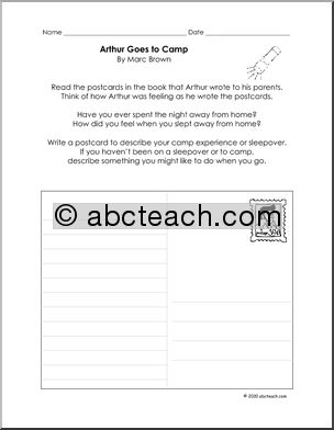 Arthur Goes to Camp (elem) Book I abcteach.com