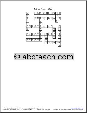 Arthur Goes to Camp (elem) Book I abcteach.com