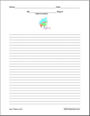Research and Report: Asian Country | Abcteach