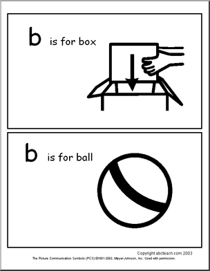 B Words ABC Booklet – Abcteach