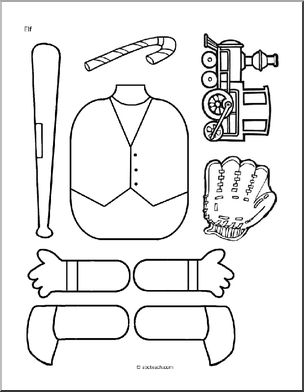 Paper Bag Puppet: Christmas – Elf 2 – Abcteach