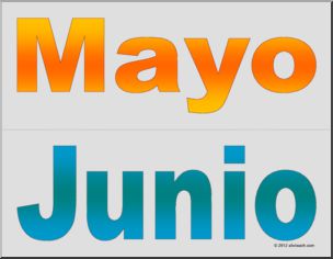 Spanish: Calendario-Este mes es – Month Cards Bulletin Board Size ...