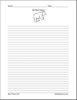 Research and Report: Bears – Abcteach