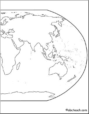 Map: World (blank) – Abcteach
