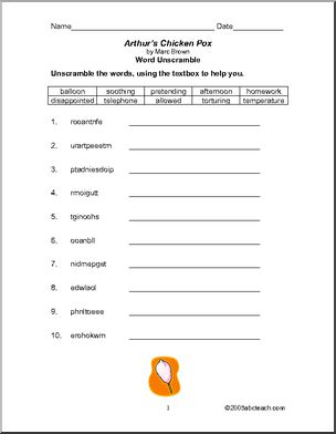 Arthur’s Chicken Pox (elementary) Book – Abcteach