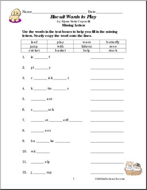 Biscuit Wants to Play (primary) Book I abcteach.com