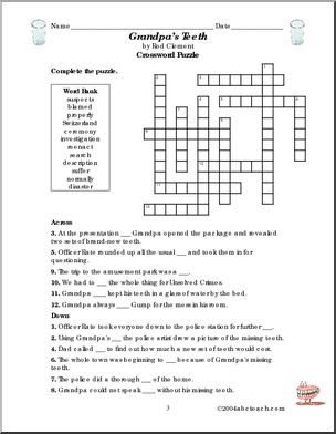 Grandpa's Teeth (primary/elem) Book I abcteach.com