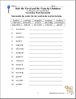 Nate the Great and the Crunchy Christmas (primary/elementary) Book I ...