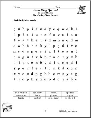 Book: Something Special (primary) | Abcteach