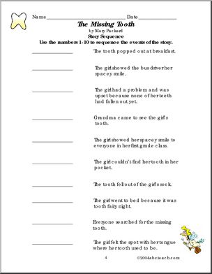 Book: The Missing Tooth (primary) | Abcteach