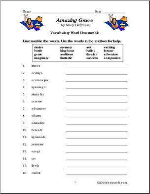 Amazing Grace (primary/ elementary) Book I abcteach.com