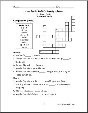 Amelia Bedelia's Family Album (primary/elem) Book I abcteach.com