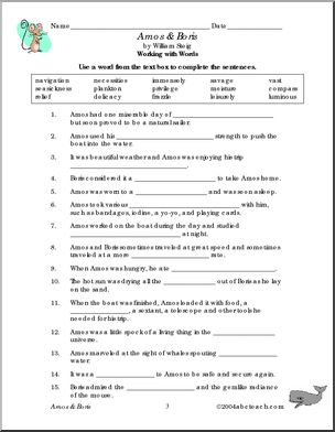 Amos and Boris (elementary) Book I abcteach.com