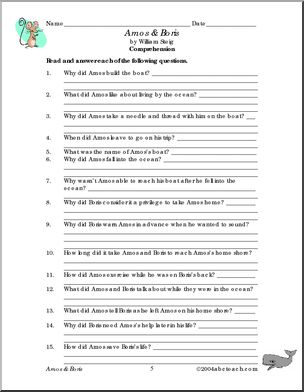 Amos and Boris (elementary) Book I abcteach.com