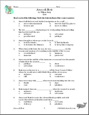 Amos and Boris (elementary) Book I abcteach.com