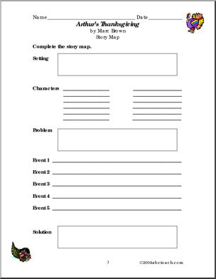 Arthur's Thanksgiving (elementary) Book I abcteach.com