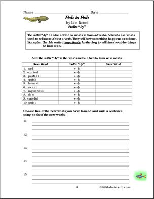 Fish is Fish (elementary) Book I abcteach.com