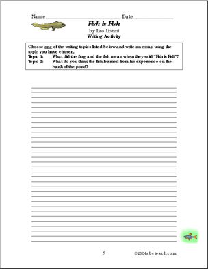 Fish is Fish (elementary) Book I abcteach.com