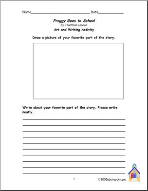 Froggy Goes to School (primary) Book I abcteach.com