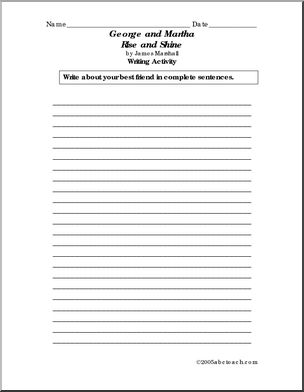 George and Martha - Rise and Shine (primary) Book I abcteach.com