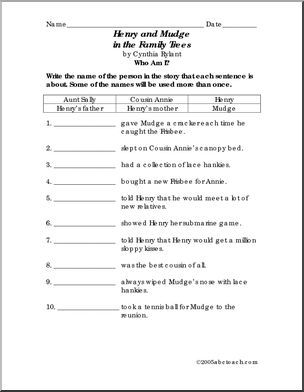 Henry and Mudge in the Family Trees (primary) Book I abcteach.com