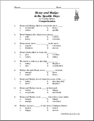 Henry and Mudge in the Sparkle Days (primary) Book I abcteach.com