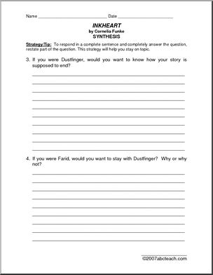 Inkheart (upper elem/middle) Book – Abcteach