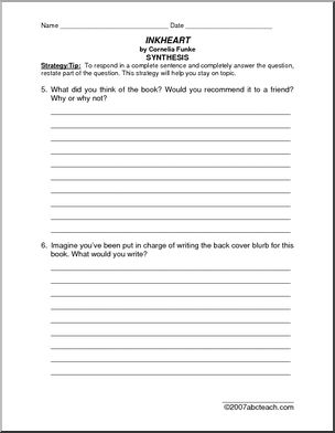 Inkheart (upper elem/middle) Book – Abcteach