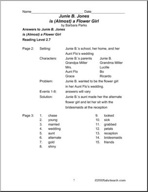 Junie B Jones Is Almost A Flower Girl