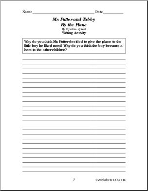 Book: Mr. Putter and Tabby Fly the Plane (primary) | Abcteach