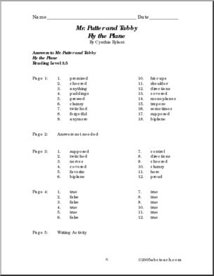 Book: Mr. Putter and Tabby Fly the Plane (primary) | Abcteach