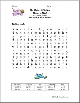 Book: Mr. Putter and Tabby Make a Wish (primary/elem) – Abcteach