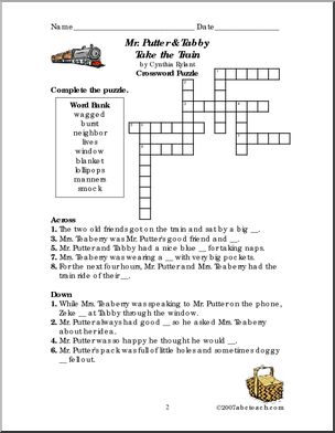 Book: Mr. Putter and Tabby Take the Train (primary/elem) – Abcteach