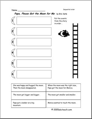 Book: Papa, Please Get the Moon for Me (primary) | Abcteach