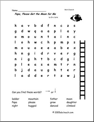 Book: Papa, Please Get the Moon for Me (primary) | Abcteach