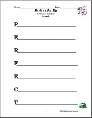 Perfect the Pig Book – Abcteach