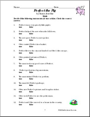 Perfect the Pig Book – Abcteach