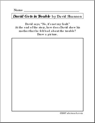 Book: David Gets in Trouble (preschool/primary) | Abcteach