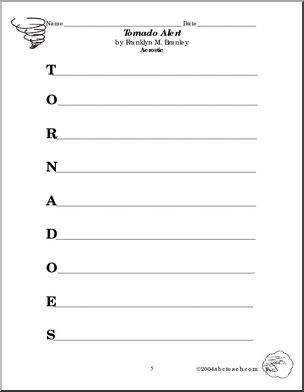 Tornado Alert (elementary) Book – Abcteach