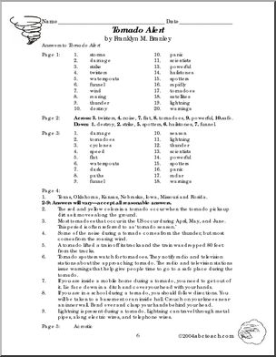 Tornado Alert (elementary) Book – Abcteach
